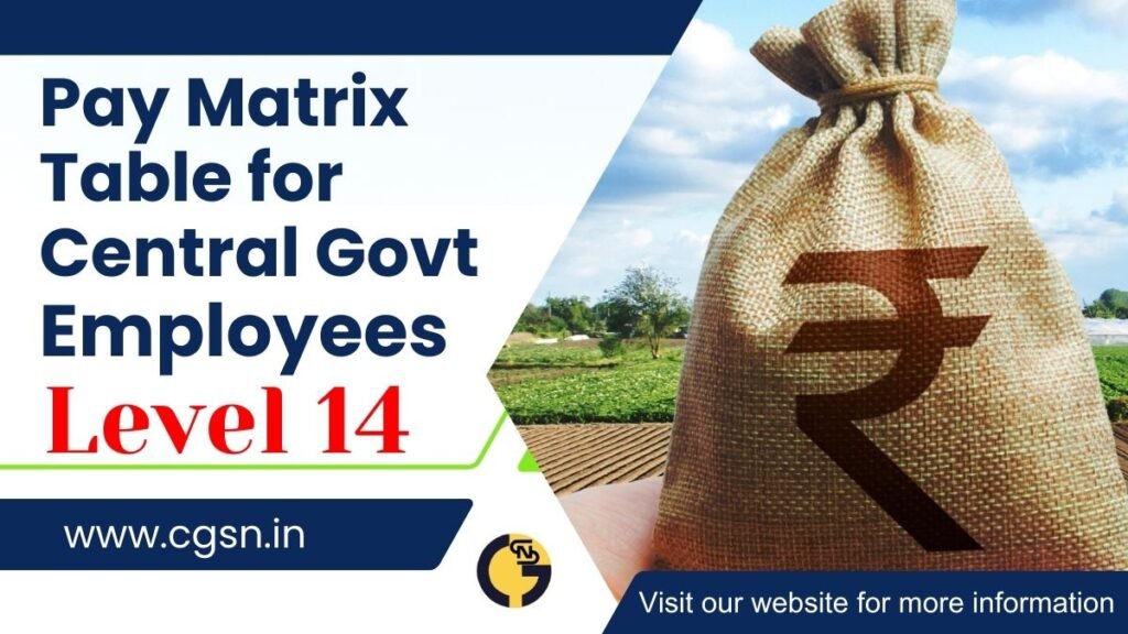 7th Civilian Pay Matrix Level 14: Hand Salary for Basic Salary 144200 ...
